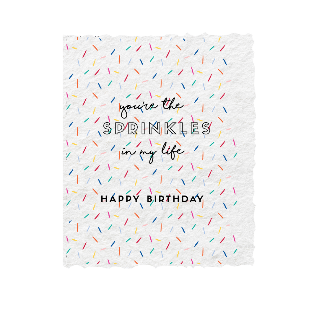 You're the Sprinkle | Friendship Birthday Greeting Card – Reclaimed Home